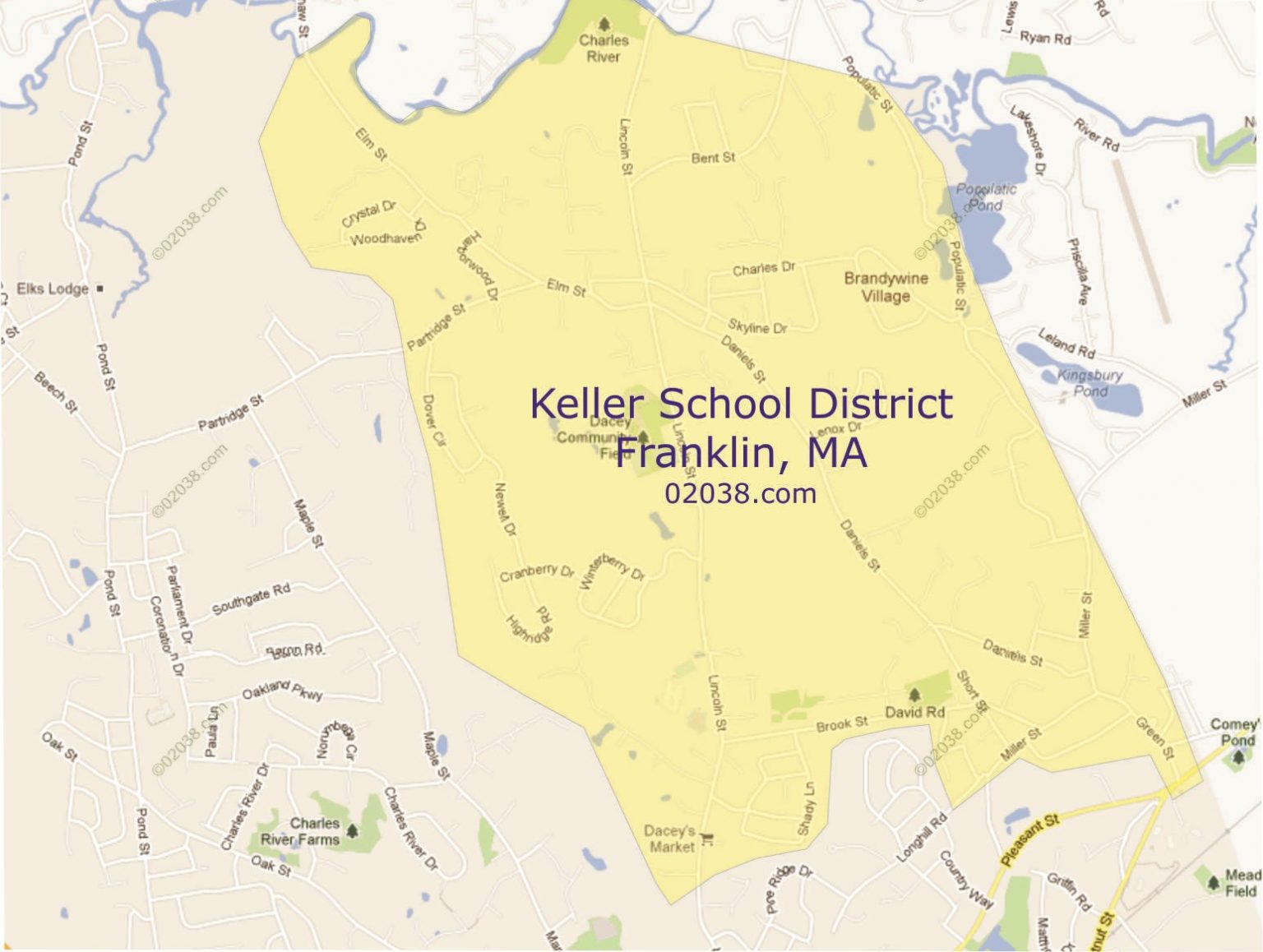 Keller school district map Franklin MA | 02038 Real Estate