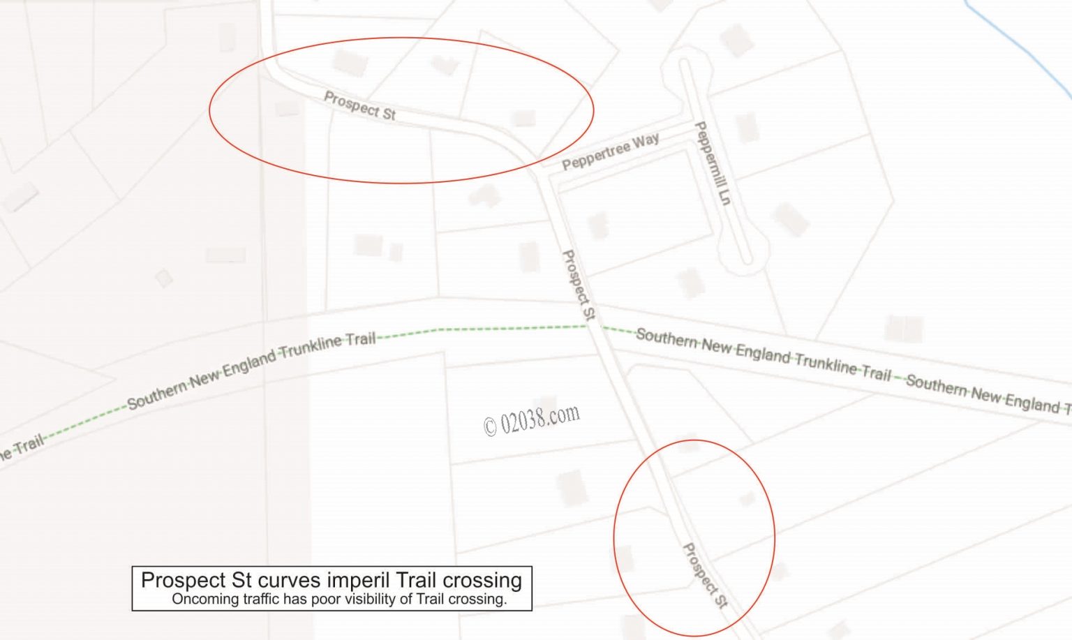 snett southern new england trunkline trail – Prospect St Franklin MA ...