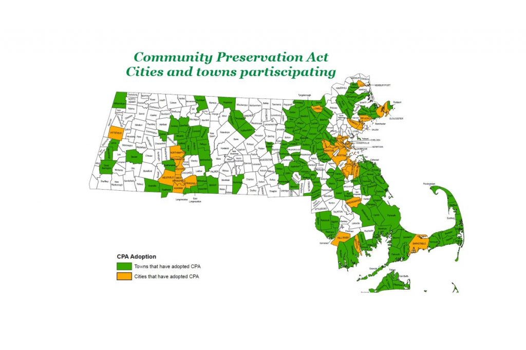 Community Preservation Act – CPA – Massachusetts map 8 | 02038 Real Estate